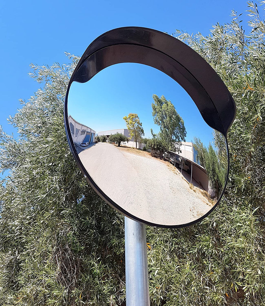 Κυρτός Καθρέπτης Ασφαλείας 45 cm Μαύρος, Απλός PARK-EC-45-BLACK – Doorado