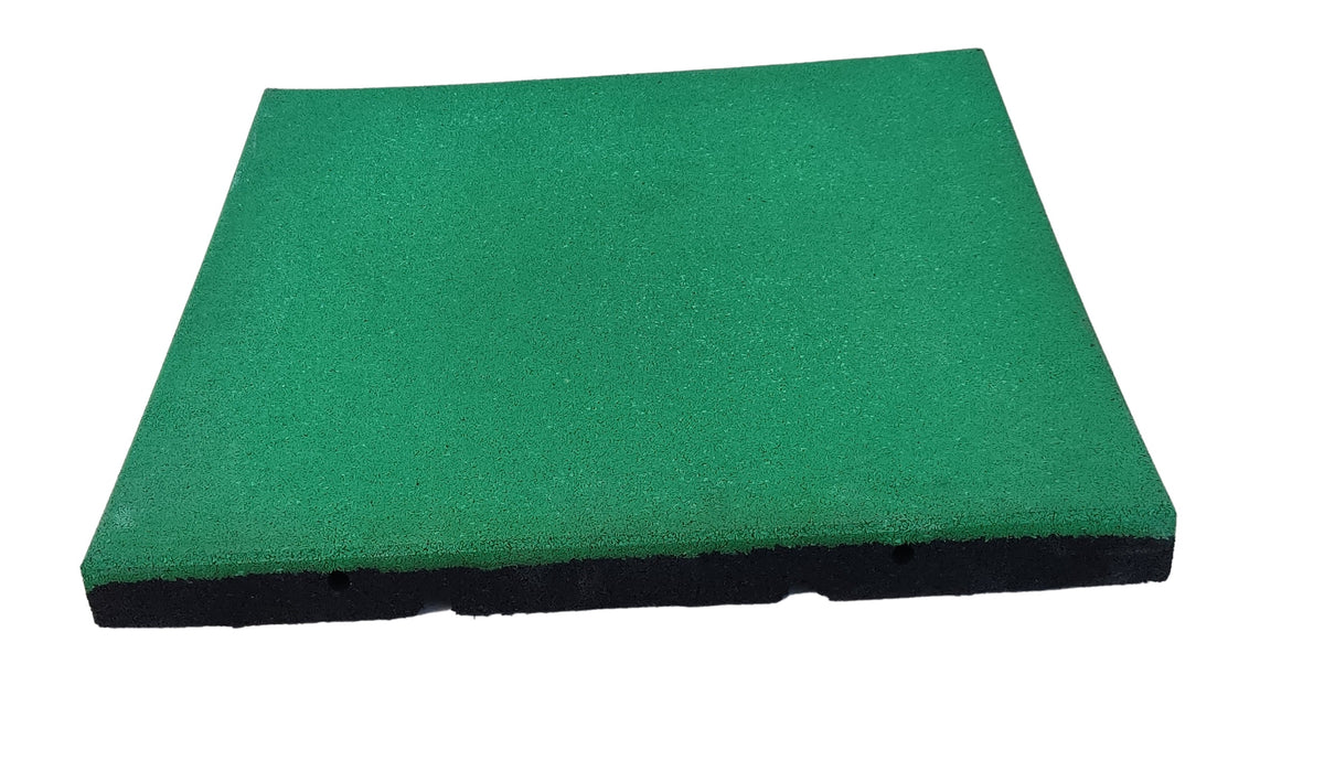 Ελαστικό Πλακάκι Δαπέδου Κόκκινο 50 x 50 x 4 cm – Doorado